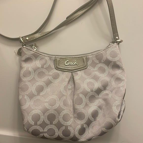 Coach | Bags | Coach Grey Small Crossbody Bag | Poshmark